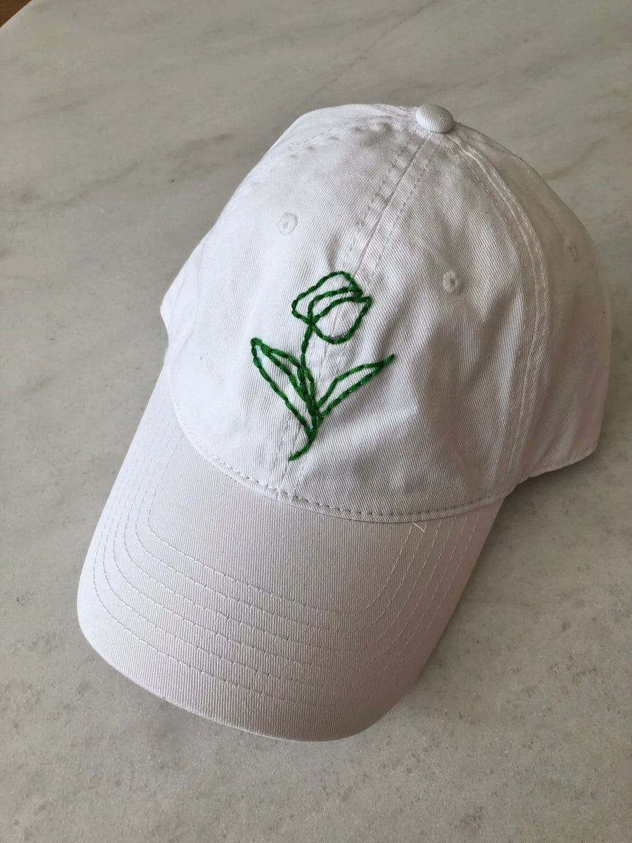 HAND EMBROIDERED TULIPS CAPS – Billy Bamboo